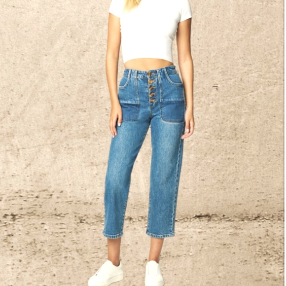 Blank NYC | Jeans | Blank Nyc Exposed Button Fly Crop Jeans In Into The ...